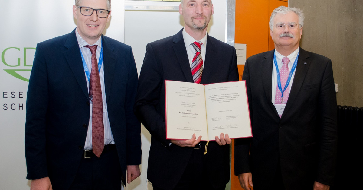 Innovationspreises in Medizinischer/Pharmazeutischer Chemie 2019 an Dr ...